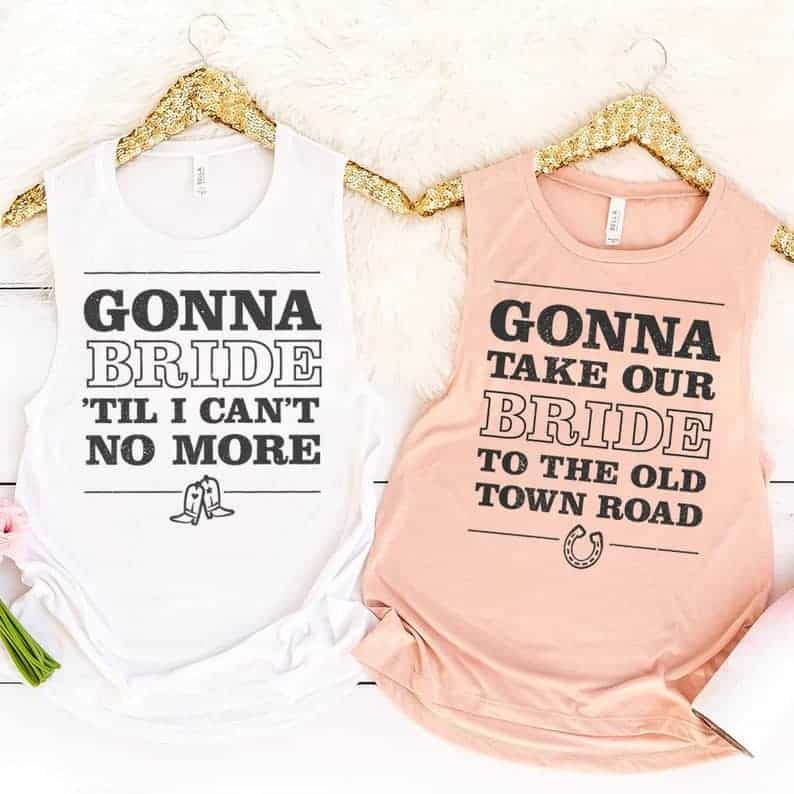 50 Bachelorette Party Shirts and Tanks for Every Squad | Modern MOH