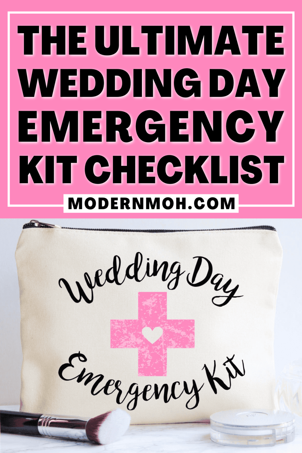 Wedding Day Emergency Kit Checklist | Modern MOH