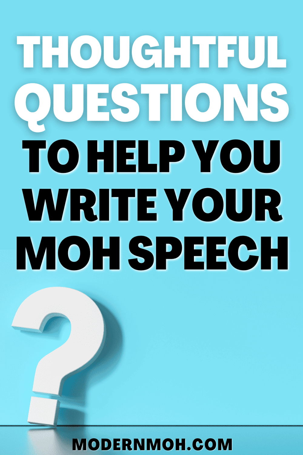 20 Questions to Help you Write Your Maid of Honor Speech | Modern MOH