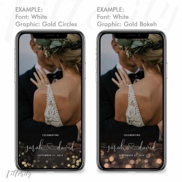 How to Create a Custom Wedding Snapchat Filter | Modern MOH
