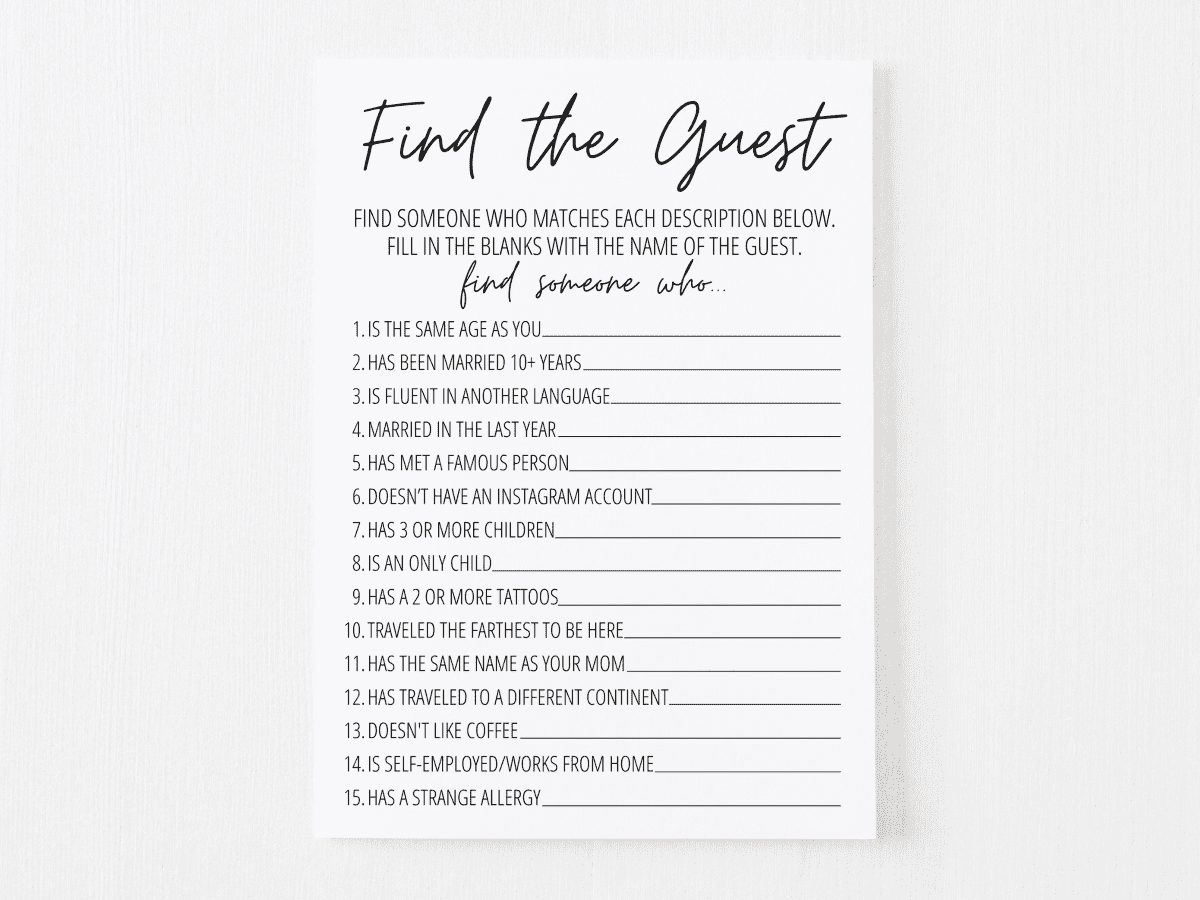 Free Bridal Shower Game Templates Printable Form Templates And Letter