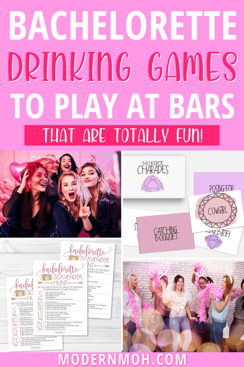 5 Hilarious Bachelorette Party Bar Games | Modern MOH