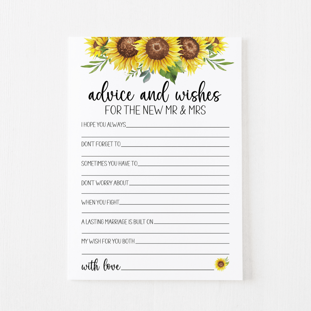 He Said She Said Cards (Sunflower) - Modern MOH
