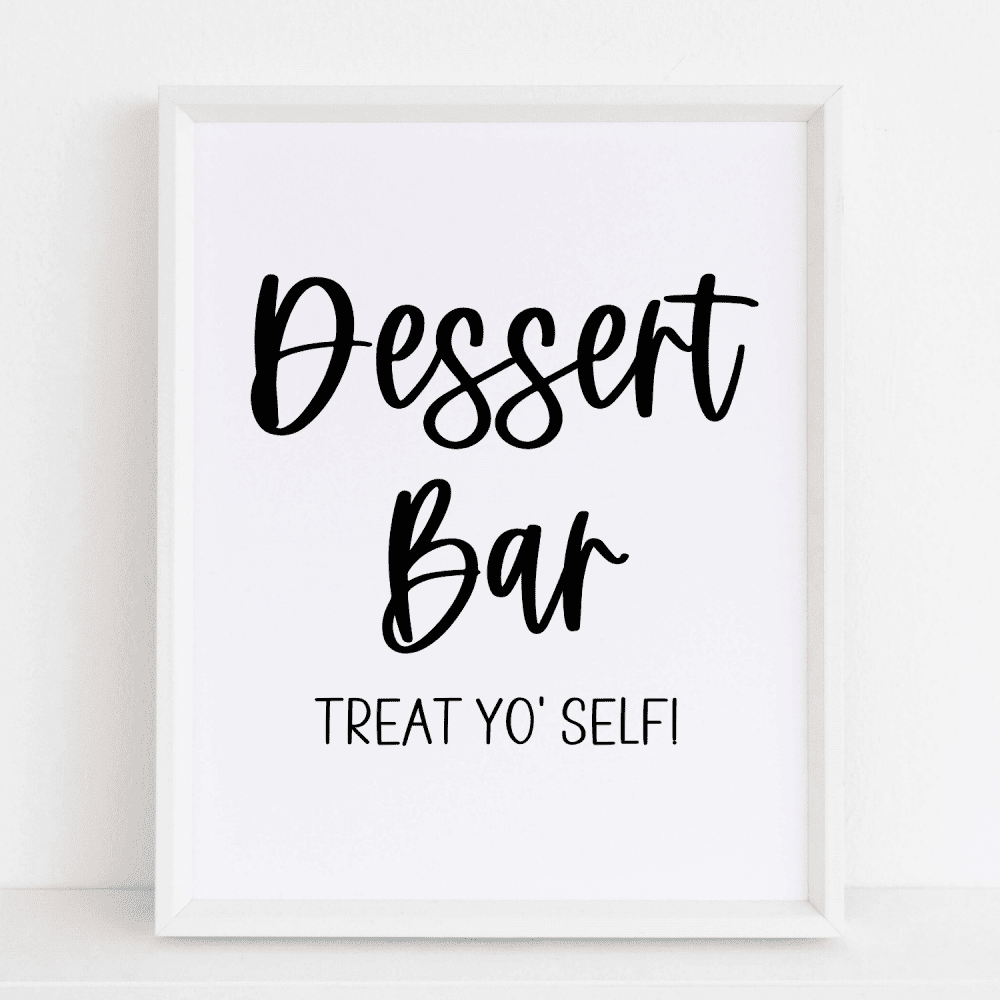 Dessert Bar Sign (Classic) - Modern MOH