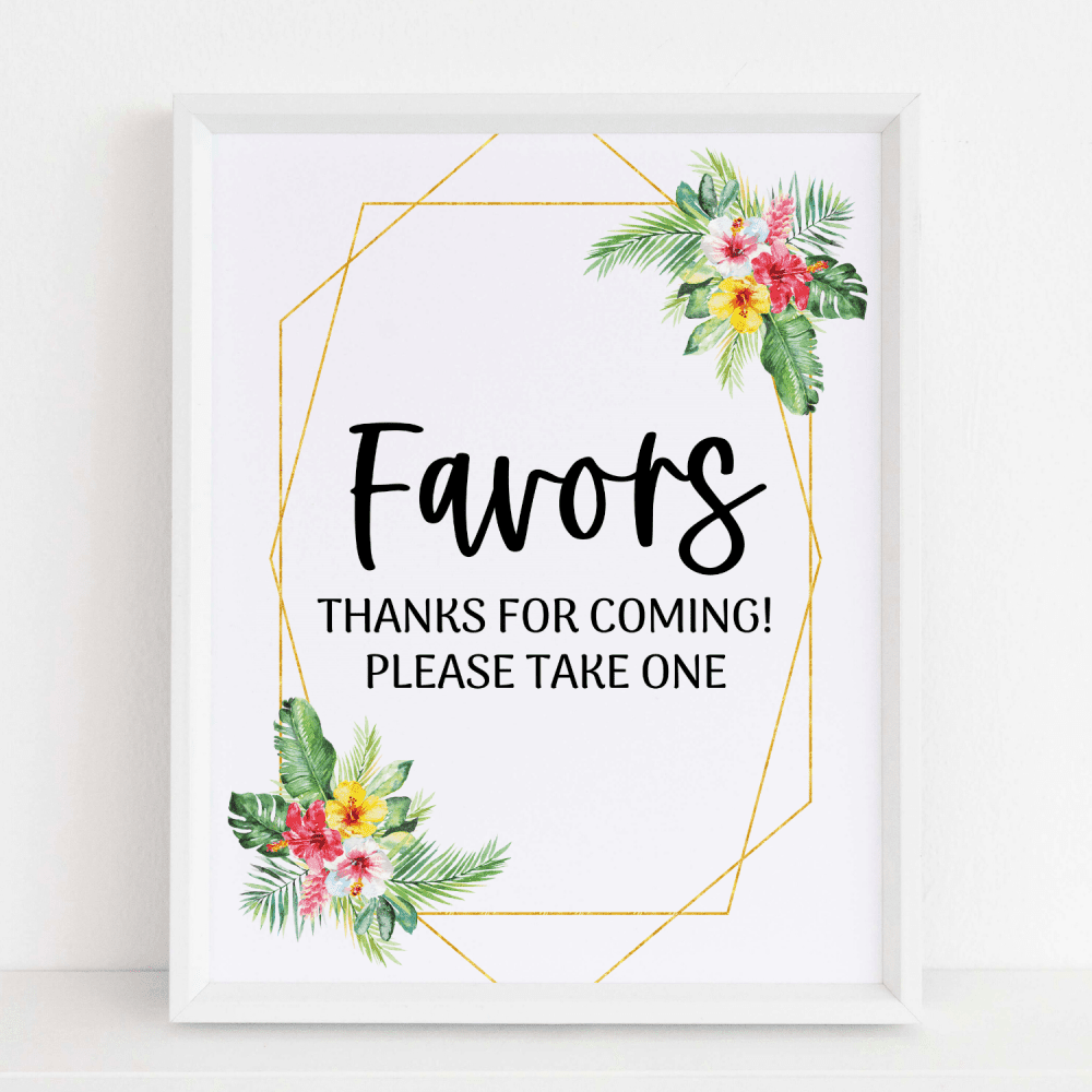 Pop Some Rosé Sign (Tropical) - Modern MOH