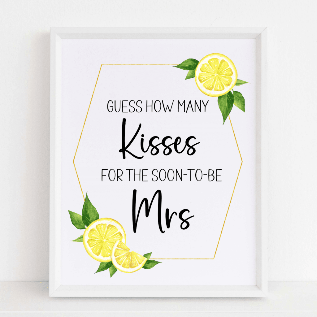 Ring Game Sign (Lemon) - Modern MOH