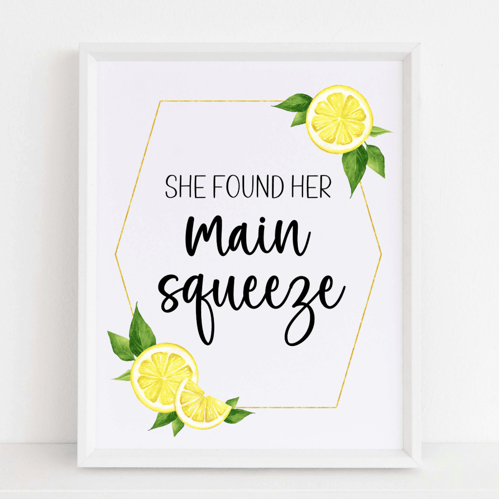 ‘She Found Her Main Squeeze’ Lemon-Themed Bridal Shower | Modern MOH