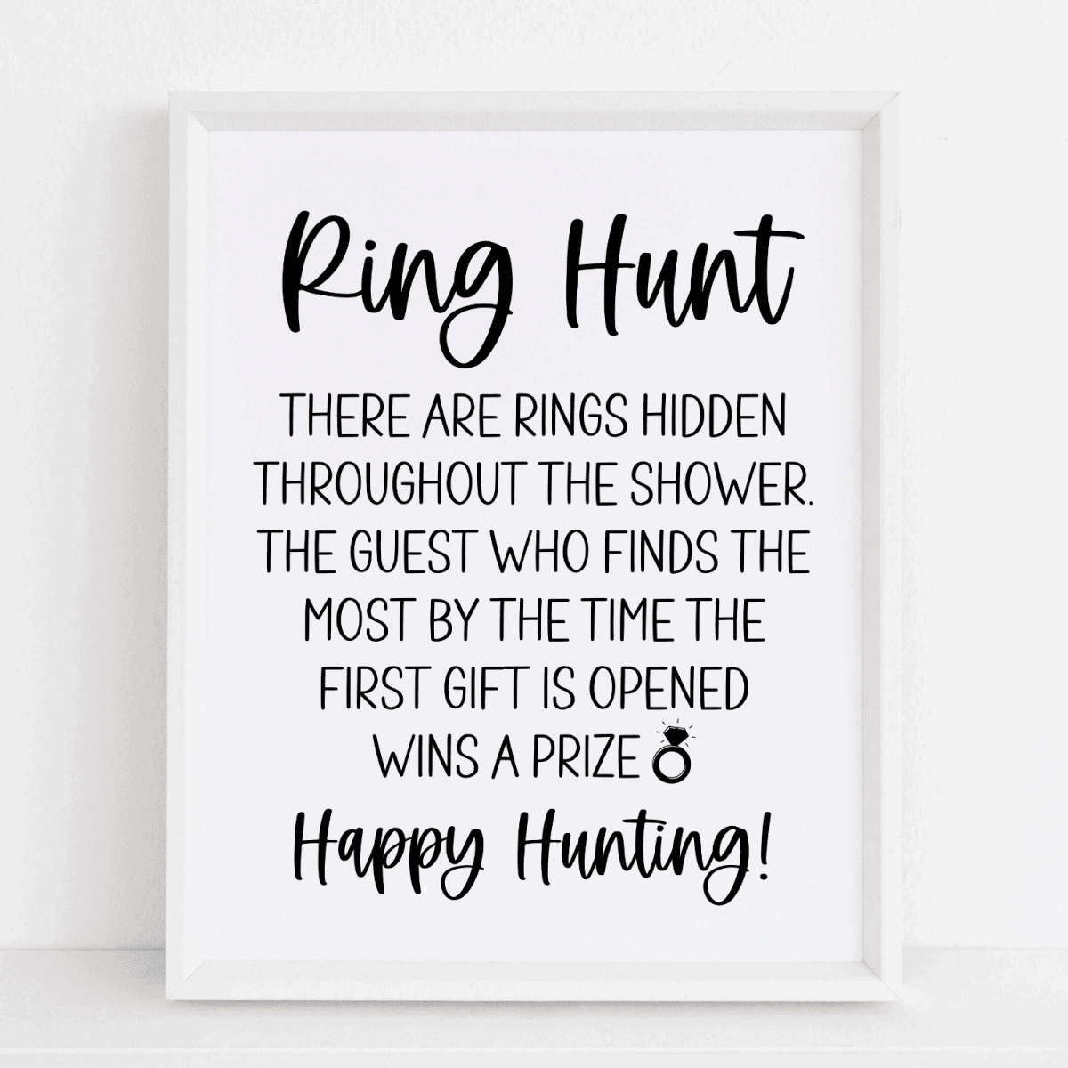 Ring Hunt Bridal Shower Game: How to Play (+ Printables!)