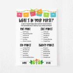 What’s In Your Purse? Game Free Printable | Modern MOH