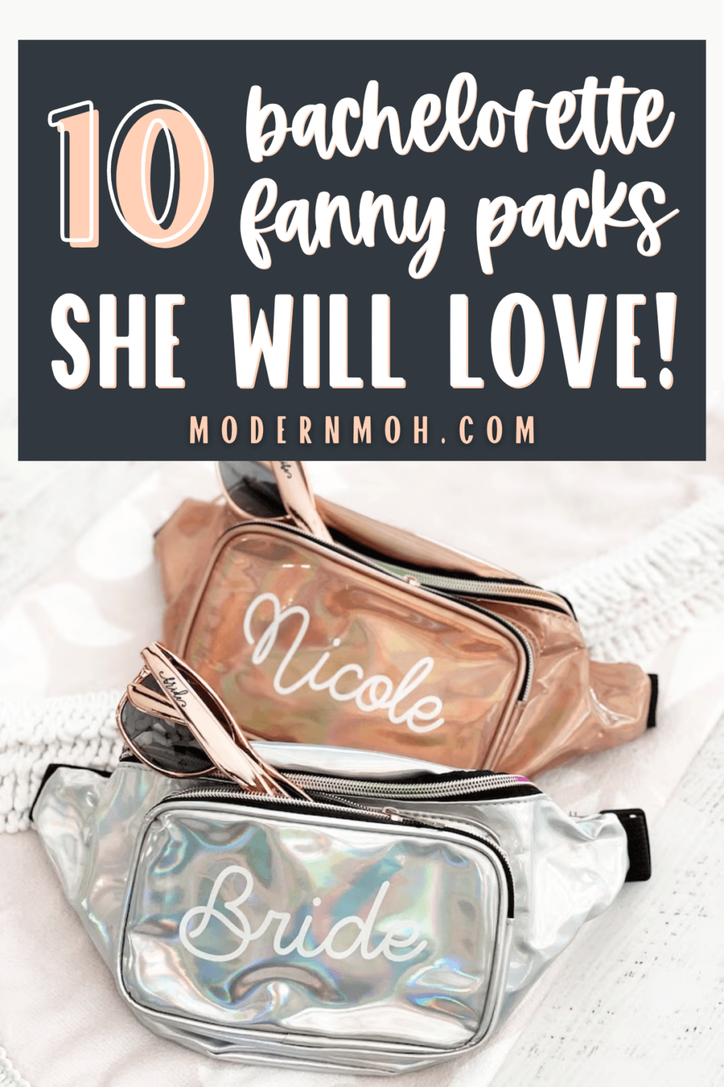 10 Bachelorette Party Fanny Packs for You and Your Crew | Modern MOH