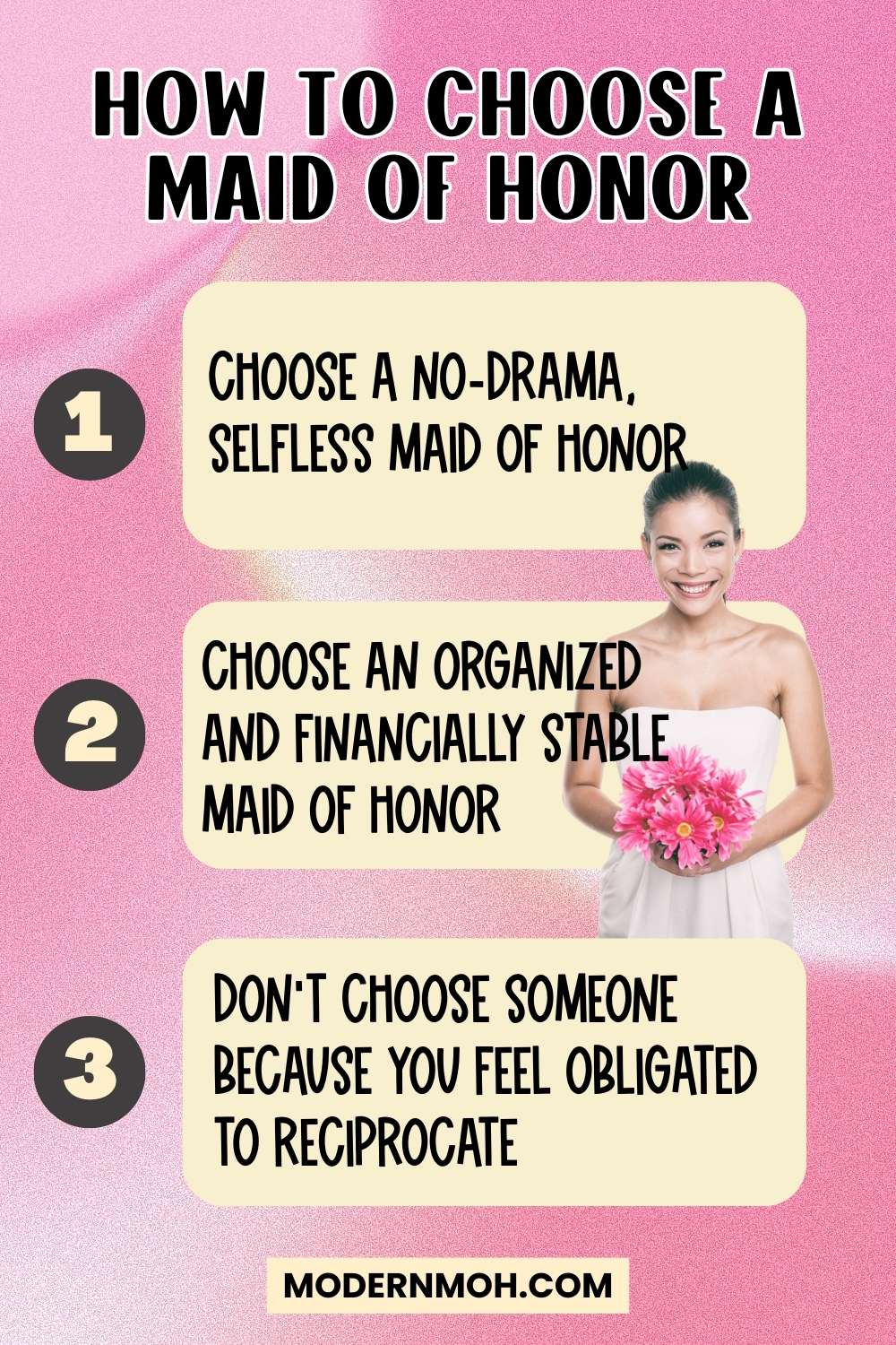 How To Choose A Maid Of Honor: 3 Top Tips and Considerations | Modern M