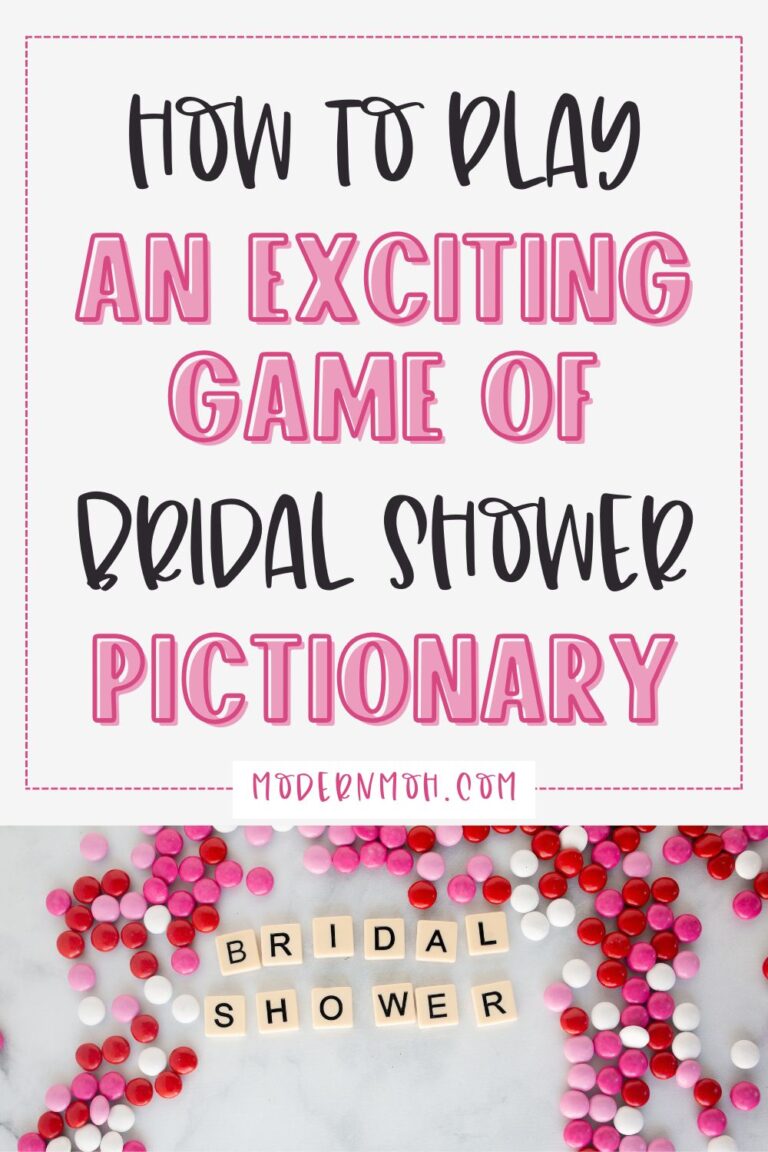 Bridal Shower Pictionary Game: How to Play + FREE Printable