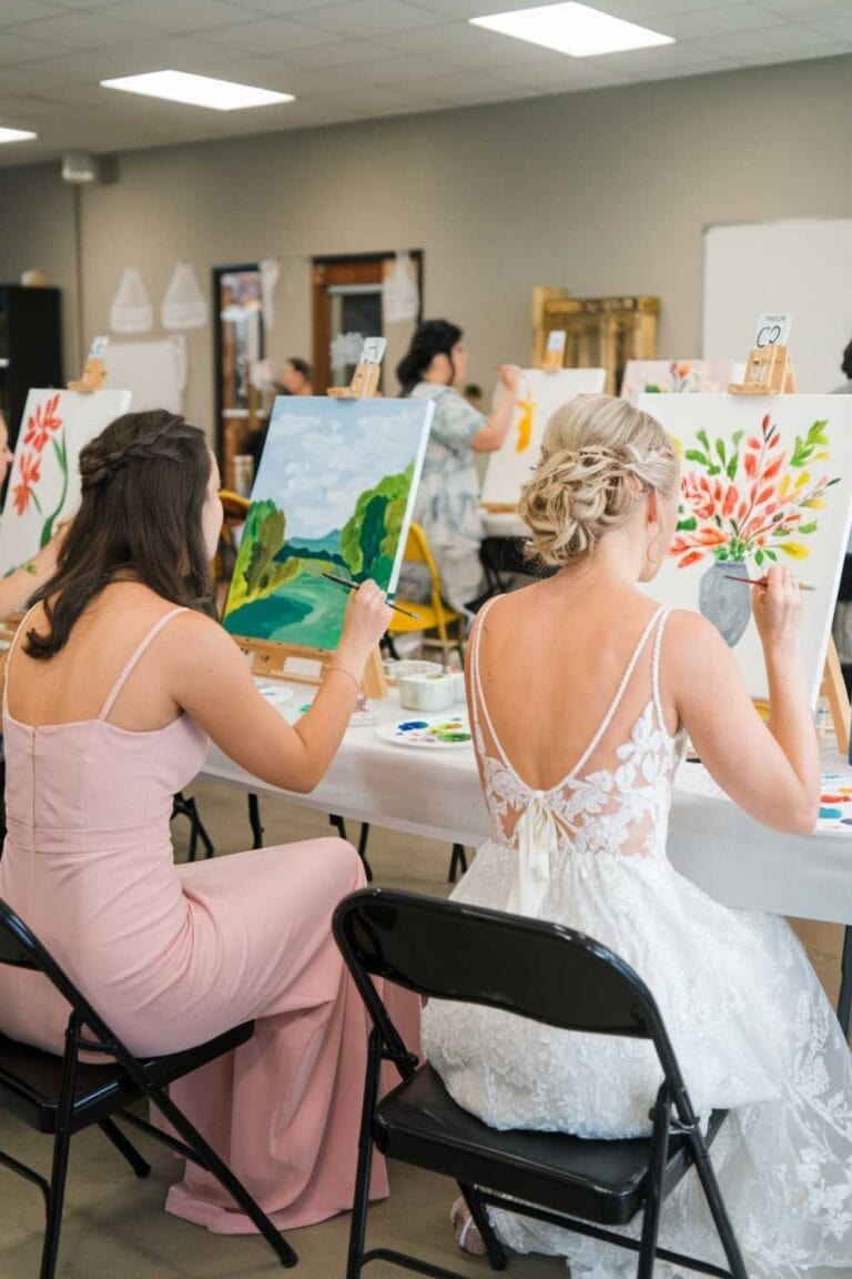 Paint and Sip Bridal Shower Ideas: Top Tips to Get Arty!